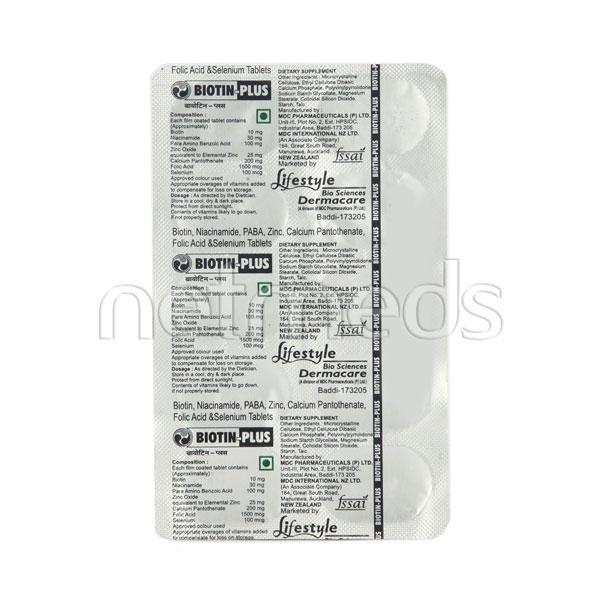 Biotin Plus Tablet 10'S