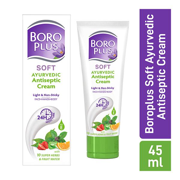 Buy Boro Plus Soft Ayurvedic Antiseptic Cream 45 ml Online at ...