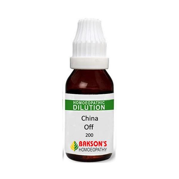 Bakson's China Off 200 CH Liquid 30 ml Online at Best Price - Dilutions