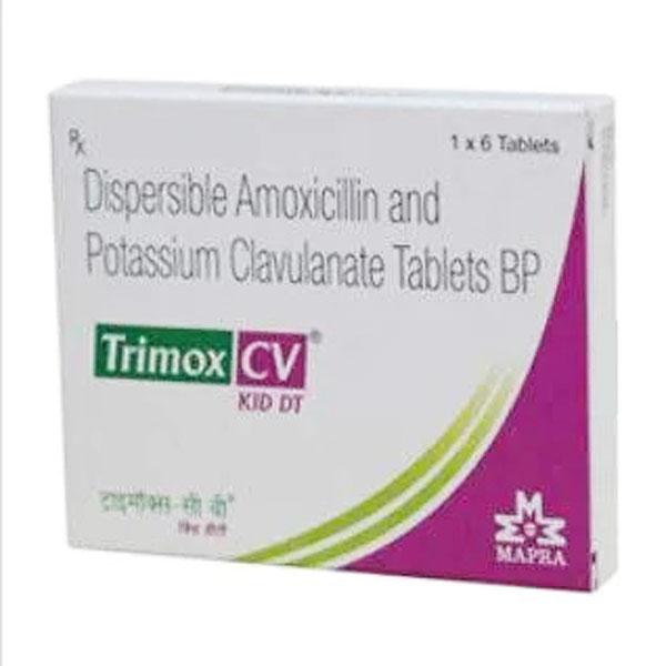 Buy TRIMOX CV KID DT Tablet 6's Online at Upto 25% OFF | Netmeds