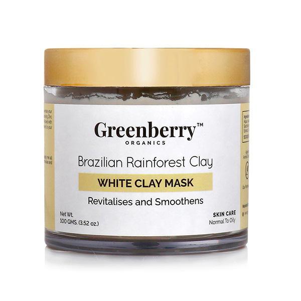 Buy Greenberry Organics Brazilian Rainforest White Clay Mask 100 gm ...