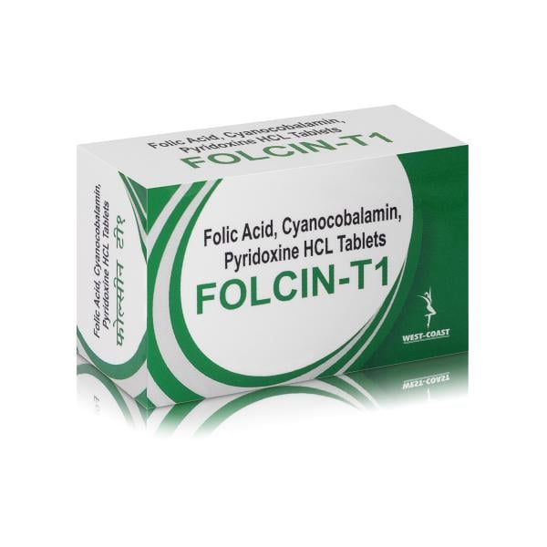 FOLCIN T 1mg Tablet 10's