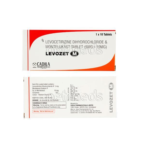 Levozet M 10/5mg Tablet 10'S