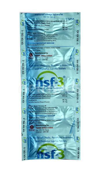 NSF 3mg Tablet 10'S