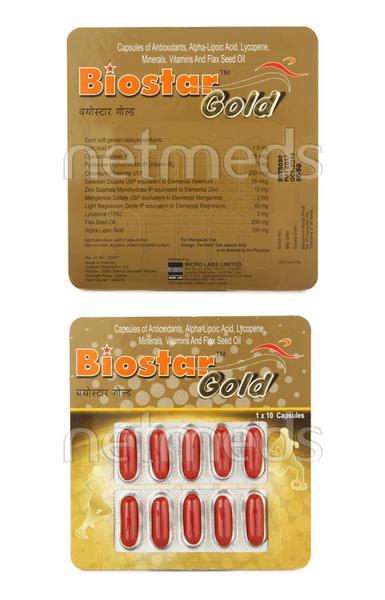 Biostar Gold Capsule 10'S Price, Uses, Side effects, Substitutes | Netmeds