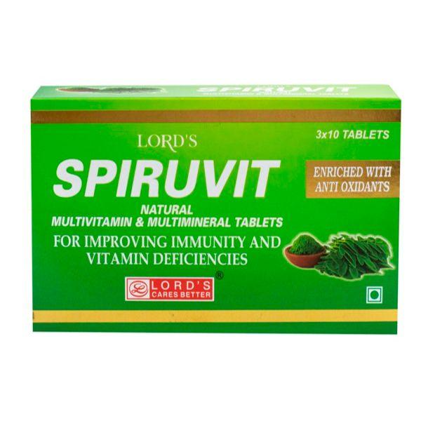 Lord's Spiruvit Tablet (Pack of 3 x 10's) 1's Online at Best Price ...