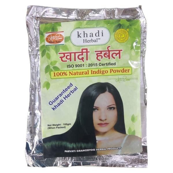 Buy Khadi Herbal Natural Indigo Powder 100 gm Online at Discounted ...