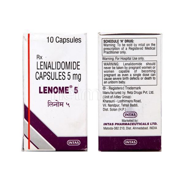 Lenome 5mg Capsule 10'S : Uses, Side Effects, Price | Netmeds