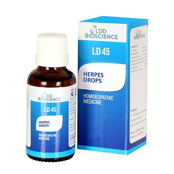Buy LDD Bioscience LD 45 Herpes Drops 30 ml Online at Discounted Price | Netmeds