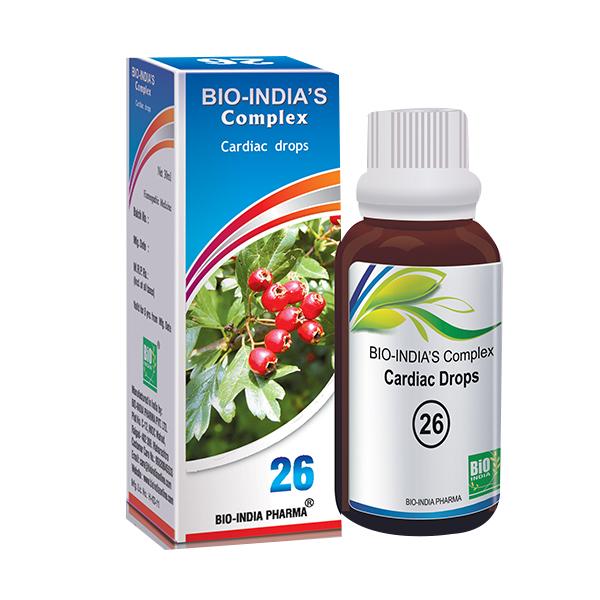 Buy Bio-India's Cardiac Drops 26 30 ml Online at Discounted Price | Netmeds