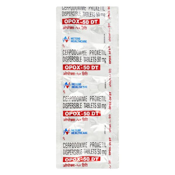 Opox DT 50mg Tablet 10'S