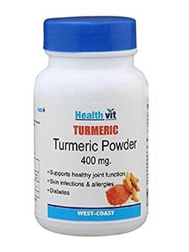 HealthVit Turmeric 400 mg Capsule 60's online at best price-General Health