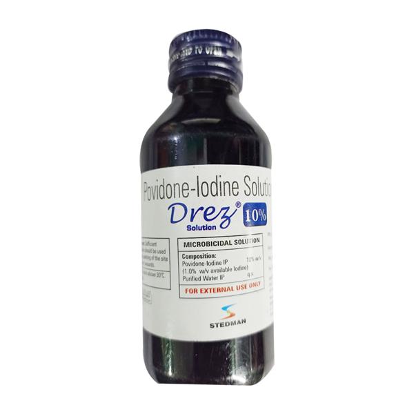 DREZ 10% Solution 100ml Price, Uses, Side effects, Substitutes | Netmeds