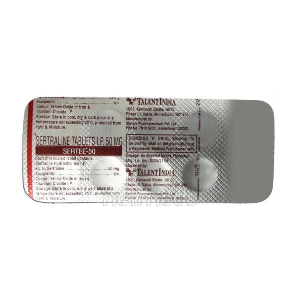 Sertee 50mg Tablet 10'S