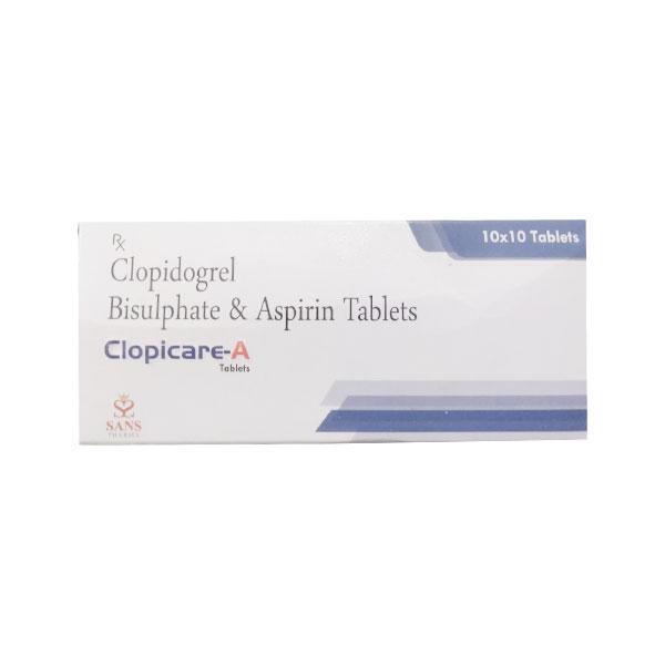 Buy CLOPICARE A Tablet 10's Online at Upto 25% OFF | Netmeds