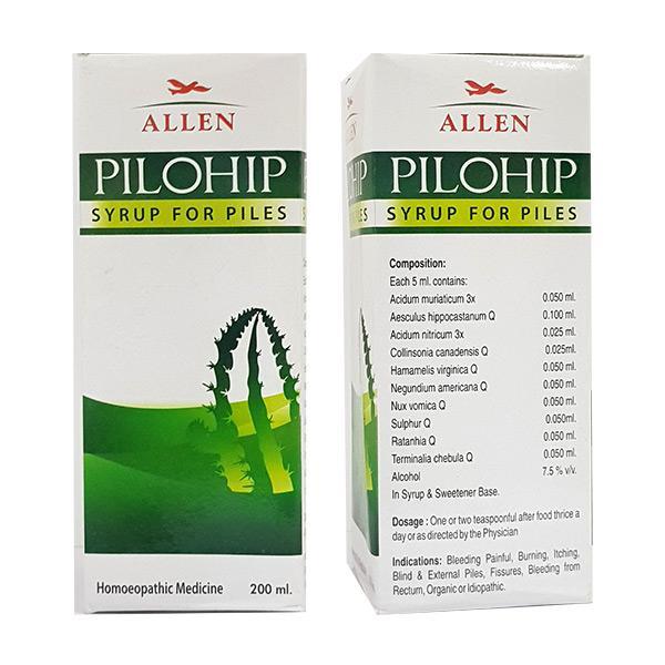 Buy Allen Pilohip Syrup 200 ml online at best price-Homeopathy
