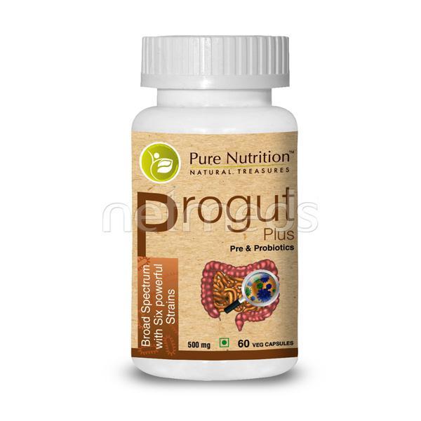 Buy Pure Nutrition Progut Plus (For Healthy Digestion) Veg Capsules 60 ...