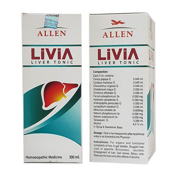 Allen Livia Liver Tonic 100 ml online at best price-Homeopathy