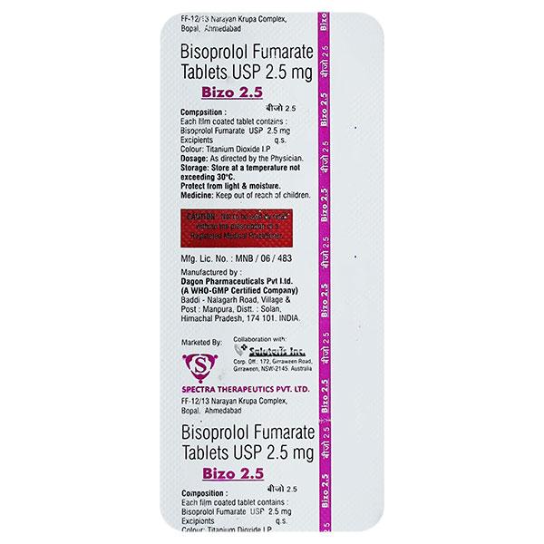 BIZO 2.5 Tablet 10's