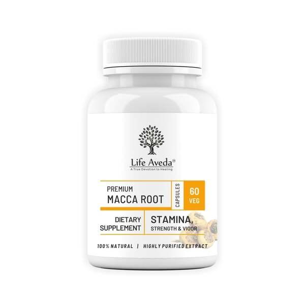 Buy Life Aveda Premium Macca Root Veg Capsule 60's Online at Discounted ...