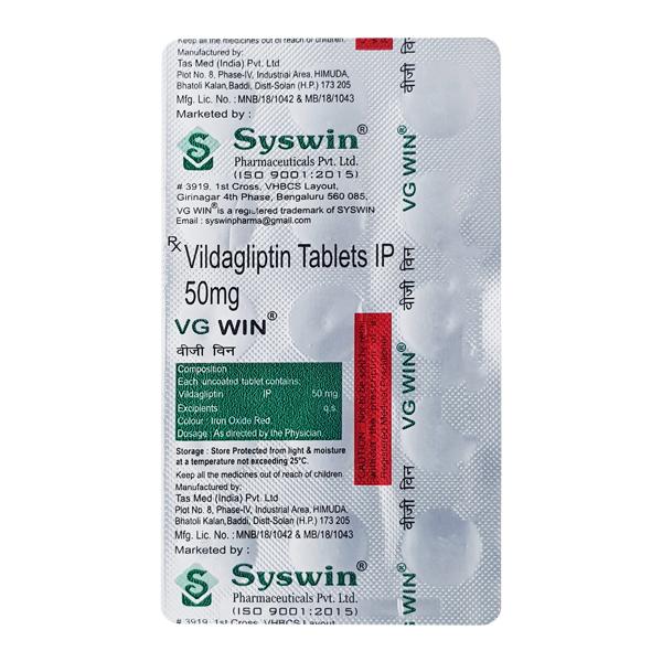 VG WIN 50 Tablet 15's Price, Uses, Side effects, Substitutes | Netmeds