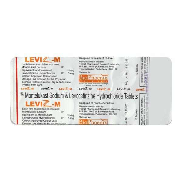 Leviz M Tablet 10'S : Uses, Side Effects, Price | Netmeds