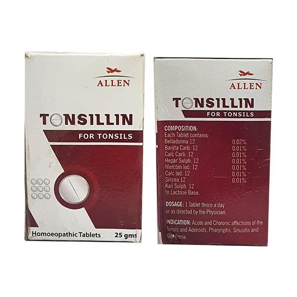 Allen Tonsillin Tablet 25 gm online at best price-Homeopathy