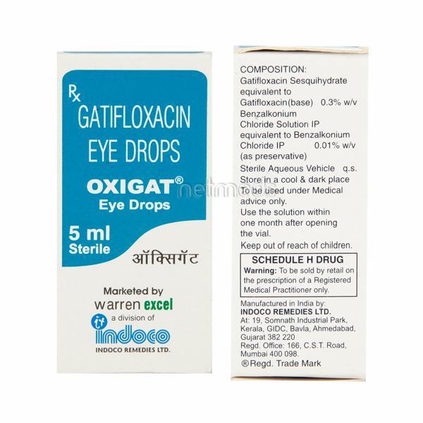 Oxigat Eye Drops 5ml Price, Uses, Side effects, Substitutes | Netmeds