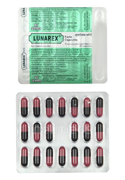 Lunarex Forte Capsule 20'S - Buy Medicines online at Best Price from ...
