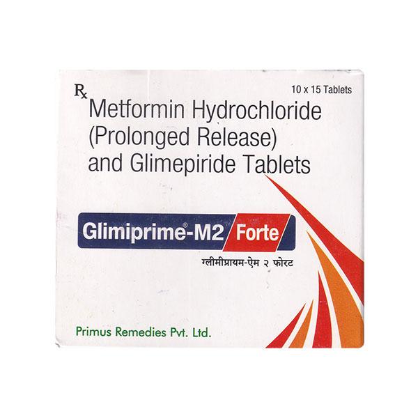 GLIMIPRIME M2 FORTE Tablet 15's : Price, Uses, Side Effects | Netmeds