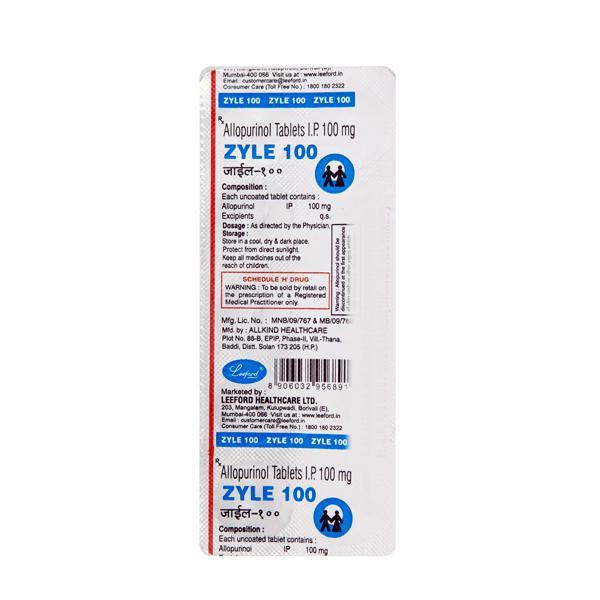 Zyle 100mg Tablet 10'S : Uses, Side Effects, Price | Netmeds