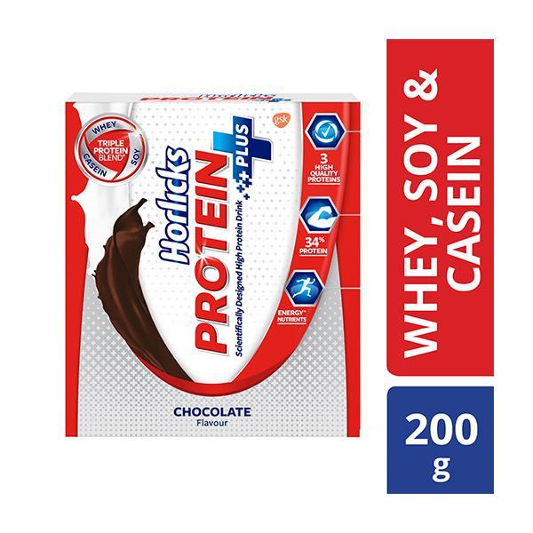 Horlicks Protein Plus powder - Chocolate Flavour 200 gm (Refill pack ...