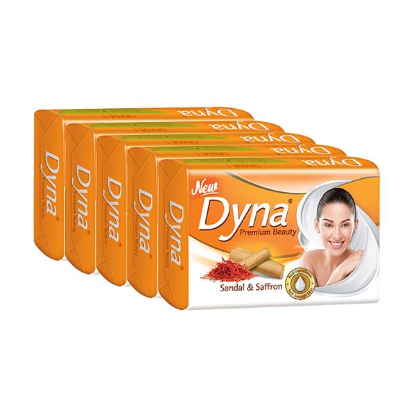 Dyna Beauty Soap - Sandal & Saffron(Pack of 5 x 100 gm) 1's Online at ...