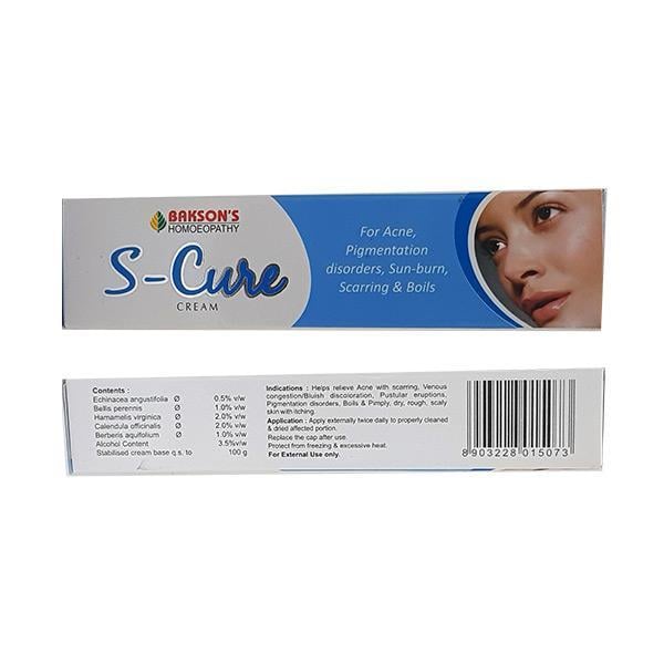 Bakson's S-Cure Cream 30 gm online at best price-Homeopathy