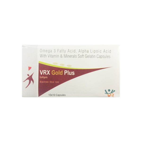 VRX GOLD PLUS Softgel 10's Price, Uses, Side effects, Substitutes | Netmeds