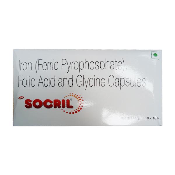 Buy NEW SOCRIL Capsule 10's Online at Upto 25% OFF | Netmeds