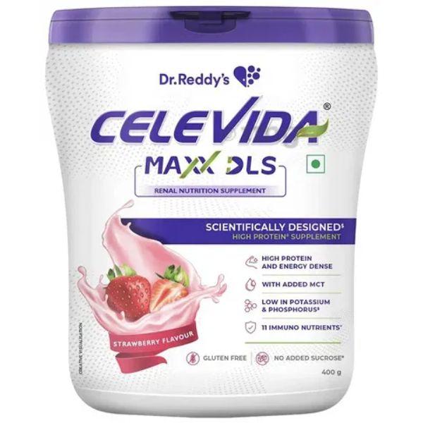 Buy Celevida Maxx DLS Powder - Strawberry 400 gm Online at Discounted ...