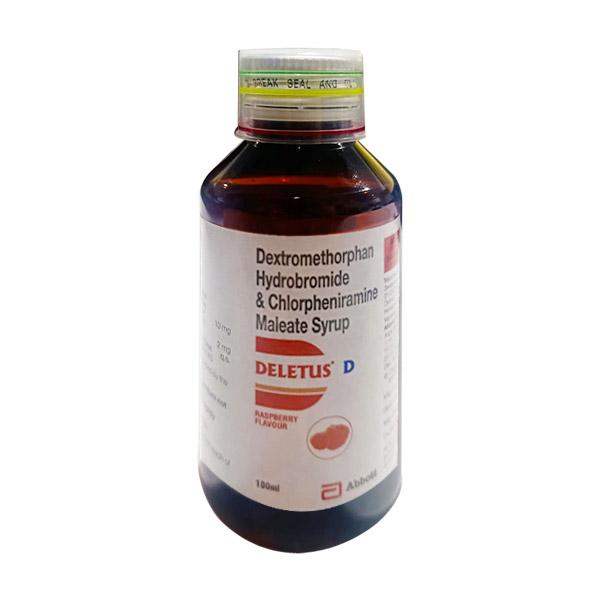 DELETUS D RASPBERRY FLAVOUR Syrup 100ml