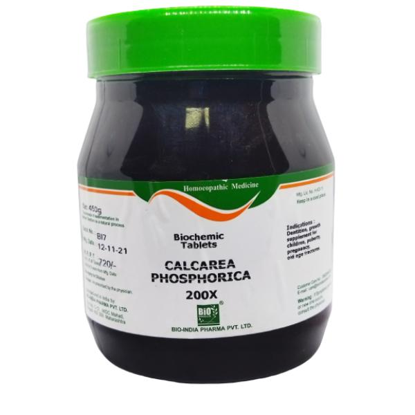 Bio-India's Biochemic Tablet - Calcarea Phosphoric 200X 450 gm Online ...