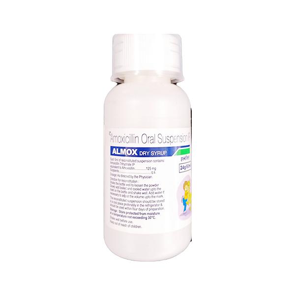 Almox 125mg Dry Syrup 60ml : Uses, Side Effects, Price | Netmeds