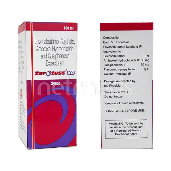 Zerotuss XP Syrup 100ml : Uses, Side Effects, Price | Netmeds