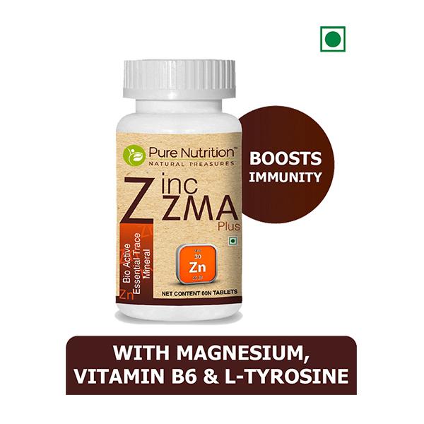 Buy Pure Nutrition Zinc Zma Plus Tablets 60's Online at Discounted ...