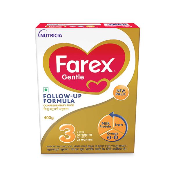 Farex Gentle Follow Up Formula - Stage 3 (12-24 Months) 400 gm (Refill ...