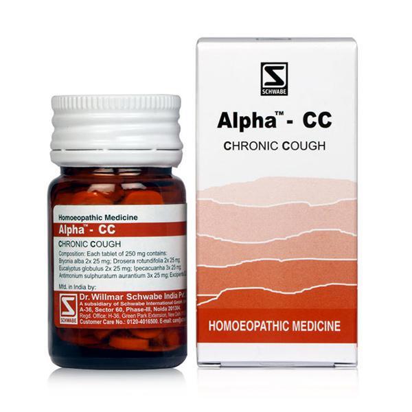 Buy Dr. Willmar Schwabe Alpha - Chronic Cough Tablet 20 gm Online at ...