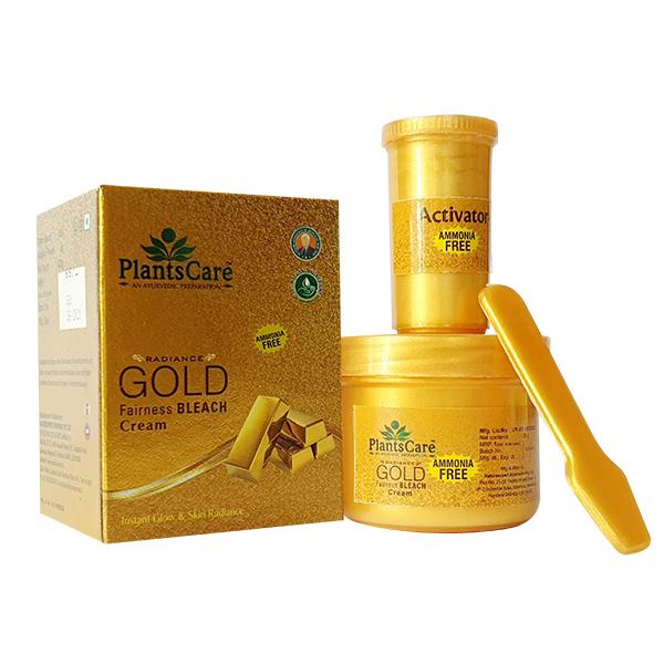 Buy Plantscare Radiance Gold Fairness Bleach Cream 43 gm Online at Best ...