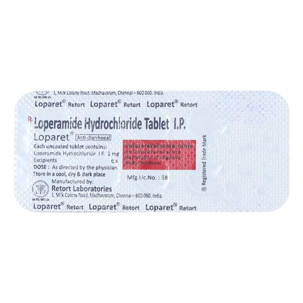 Loparet Tablet 10'S - Price, Uses, Side Effects | Netmeds