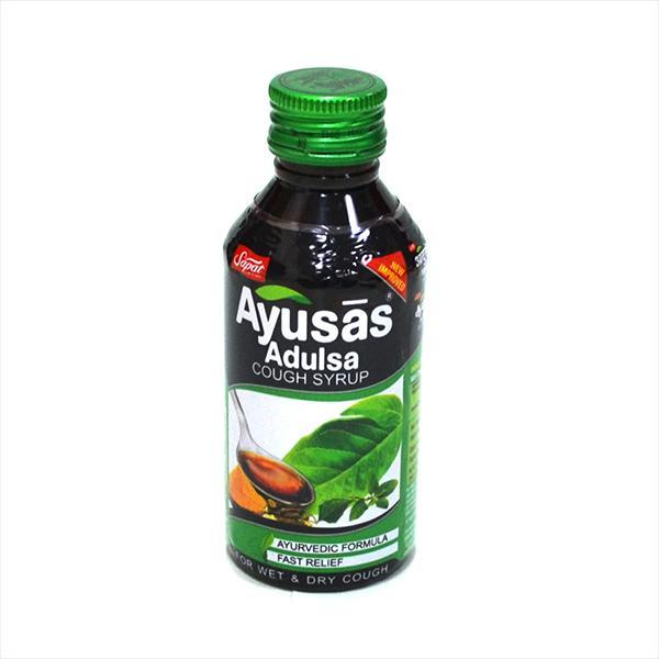 Sapat Ayusas Adulsa Cough Syrup 100 ml Online at Best Price - Health ...