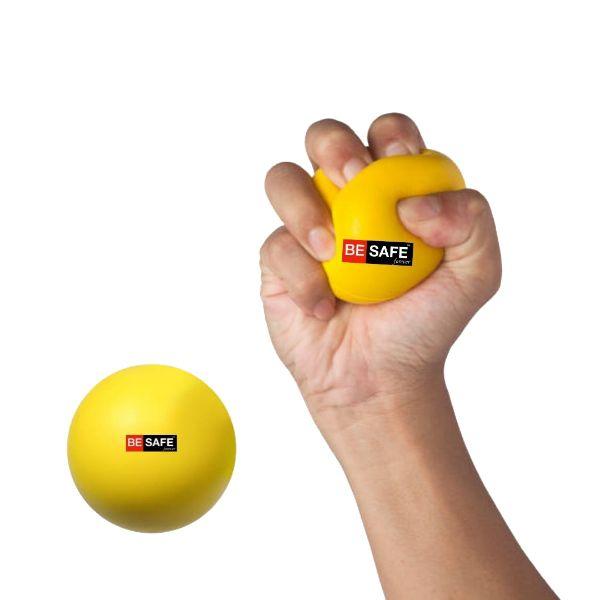 Be Safe Forever Physiotherapy Hand Exercise Ball - Yellow (Pack of 2)