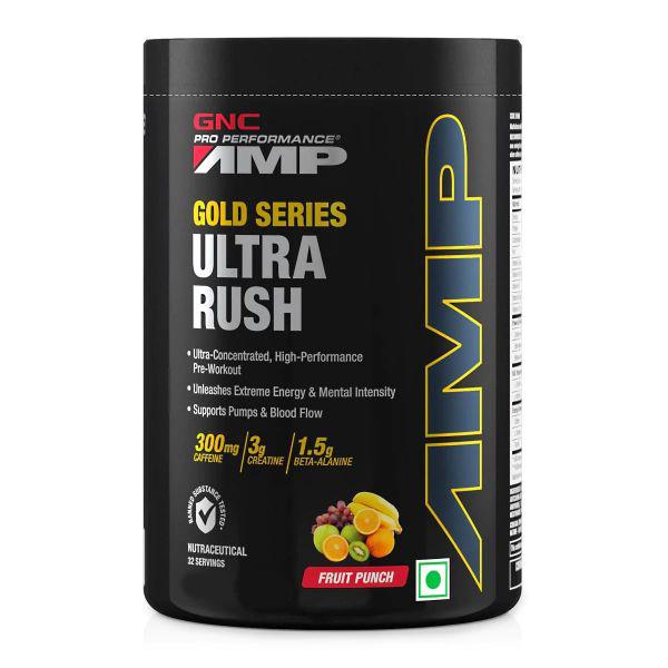 Buy GNC Pro Performance AMP Gold Series Ultra Rush Powder - Fruit Punch ...