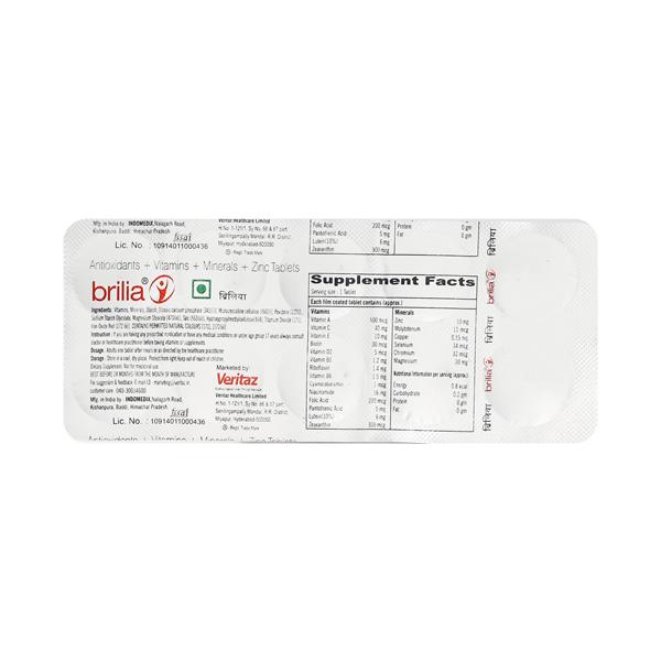 Brilia Tablet 10'S